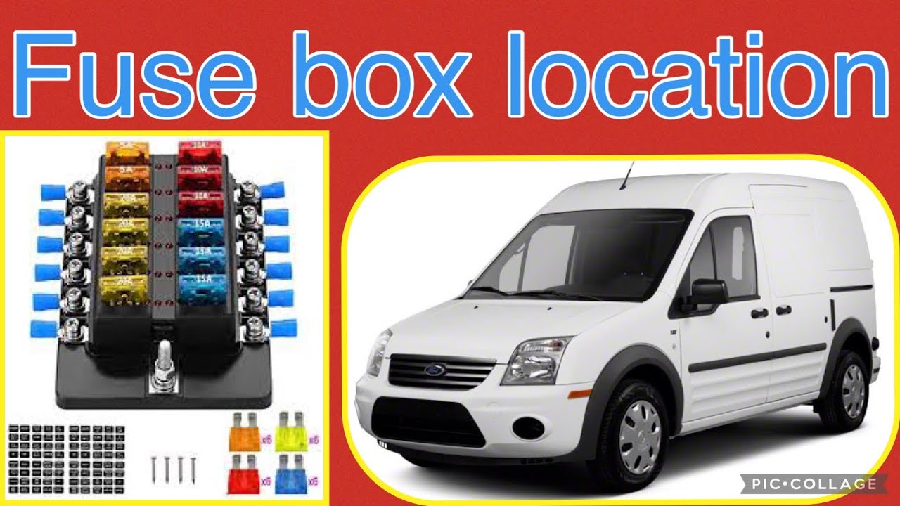 The fuse box location on a 2012 Ford Transit Connect - YouTube