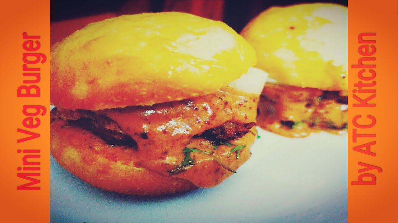 MINI VEG-BURGER | মিনি ভেজ-বার্গার | Best Homemade Burger Recipe | Fast ...