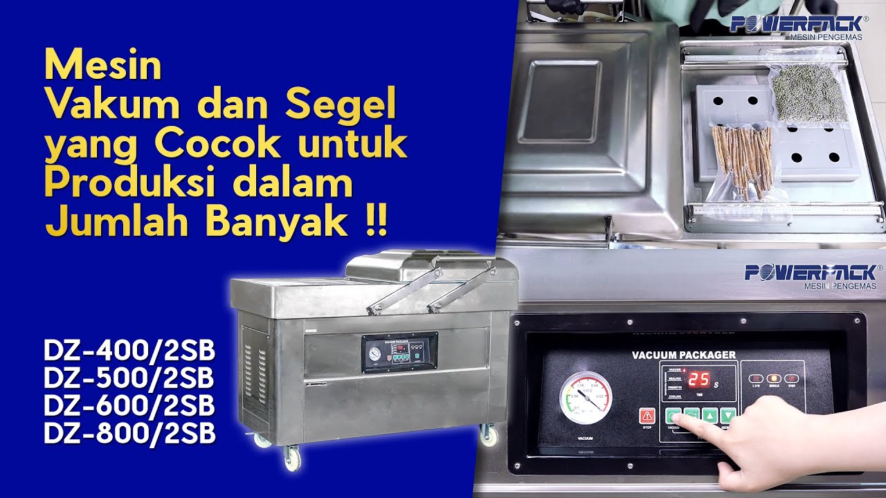 Double Chamber Vacuum Sealer, Mesin Vakum| DZ-400/2SB, DZ-500/2SB, DZ ...
