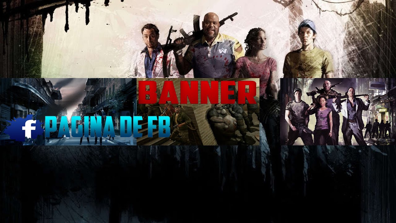 Speed Art | Template | Left 4 Dead y Five Nights At Freddy's | Banners ...