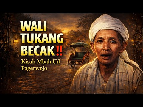 WALI TUKANG BECAK‼️ Kisah KH Ali Mas'ud Pagerwojo: Orang Mengira Gila, Doanya Menembus Langit