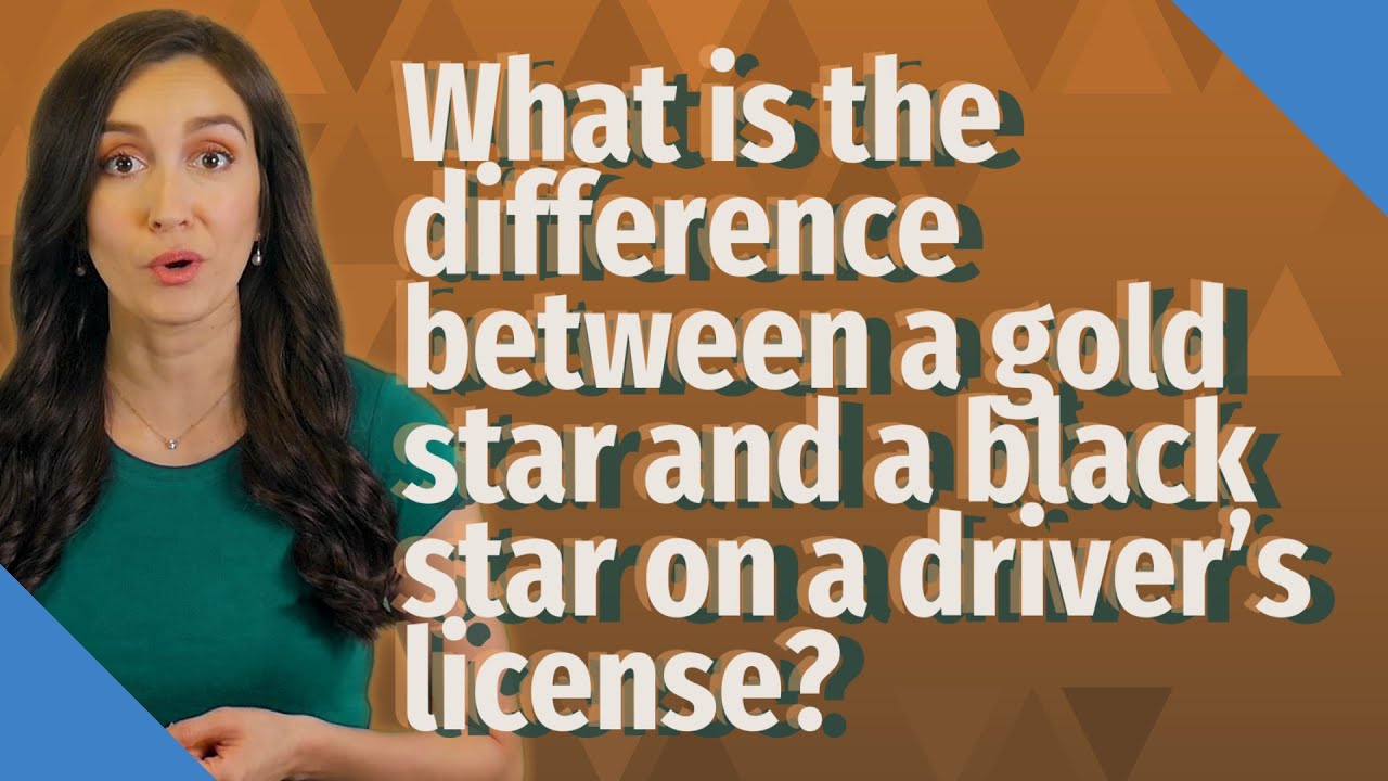 What is the difference between a gold star and a black star on a driver ...