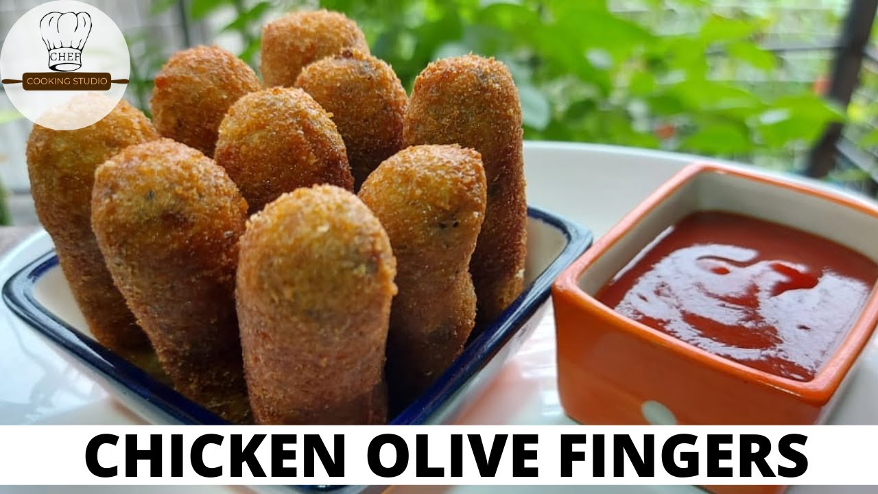 Chicken Olive Finger | Chicken Starters | Quick and Easy recipes ...