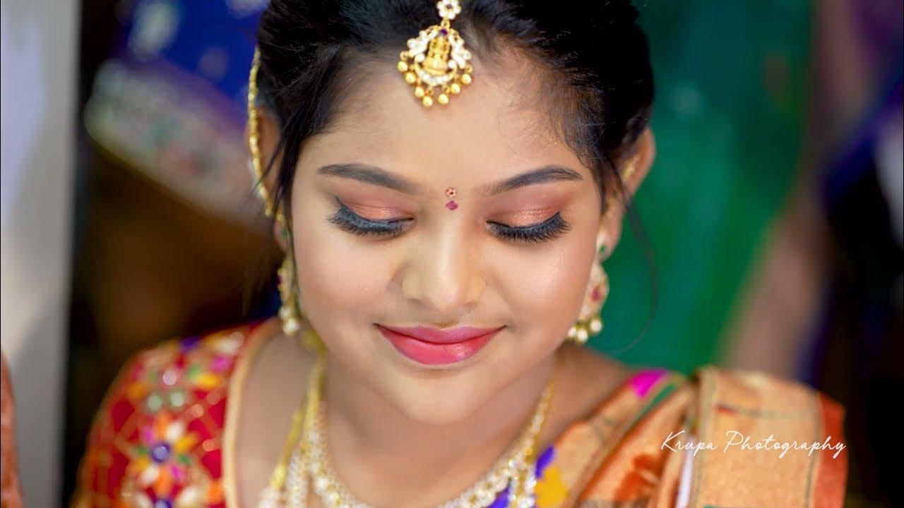 SaanVi Half Saree Ceremony HighlightS in 4K - YouTube