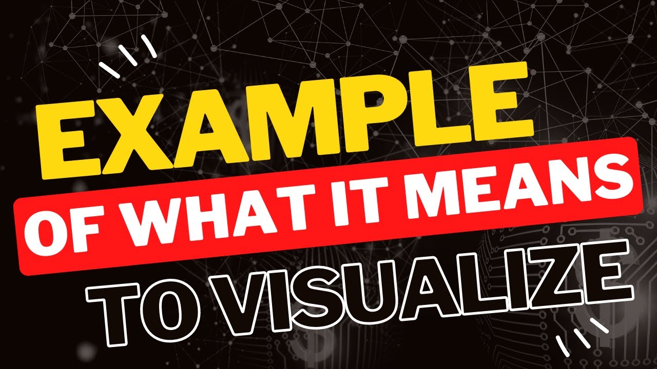 EXAMPLE OF WHAT VISUALIZING PROPERLY MEANS - YouTube