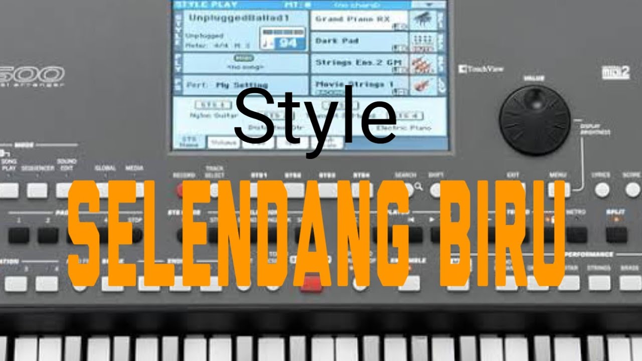 STYLE, SELENDANG BIRU, Korg Pa 600 - YouTube