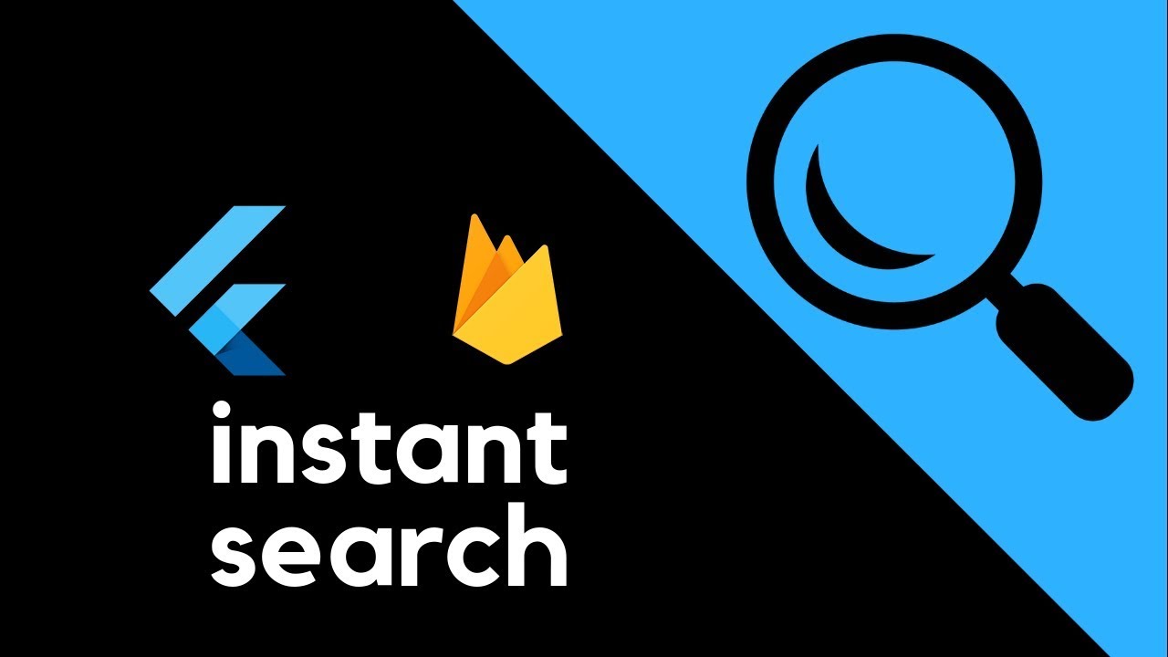 Flutter - Instant search with Firestore - YouTube