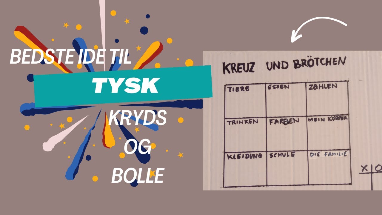 Kryds og bolle - Tysk - YouTube