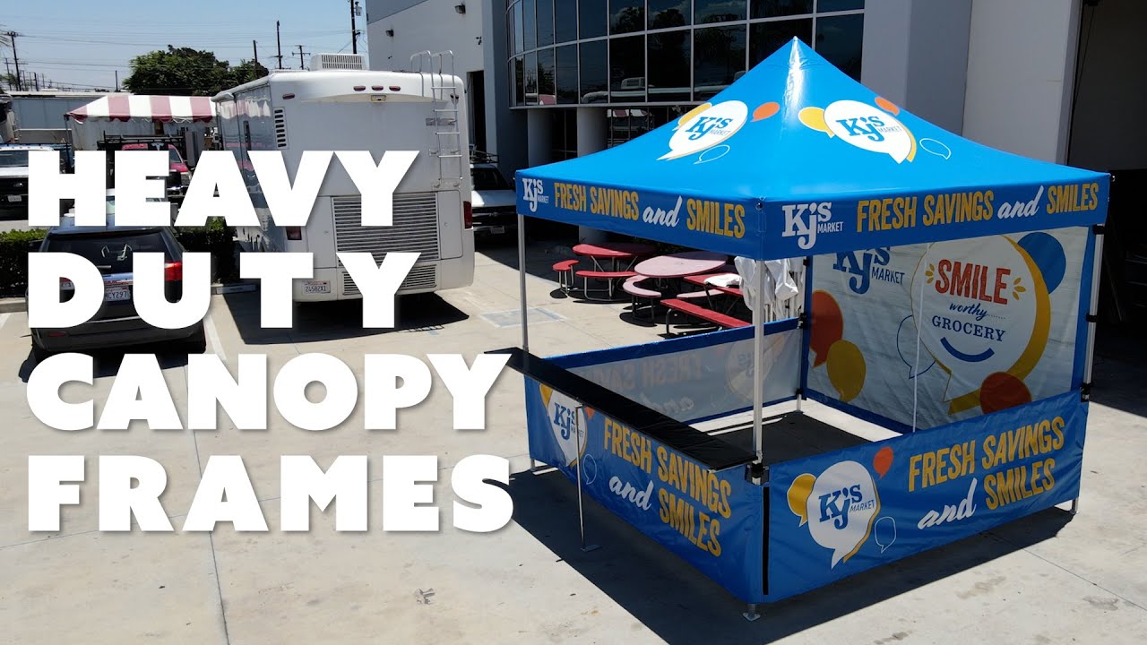 Heavy Duty Canopy Frames - YouTube