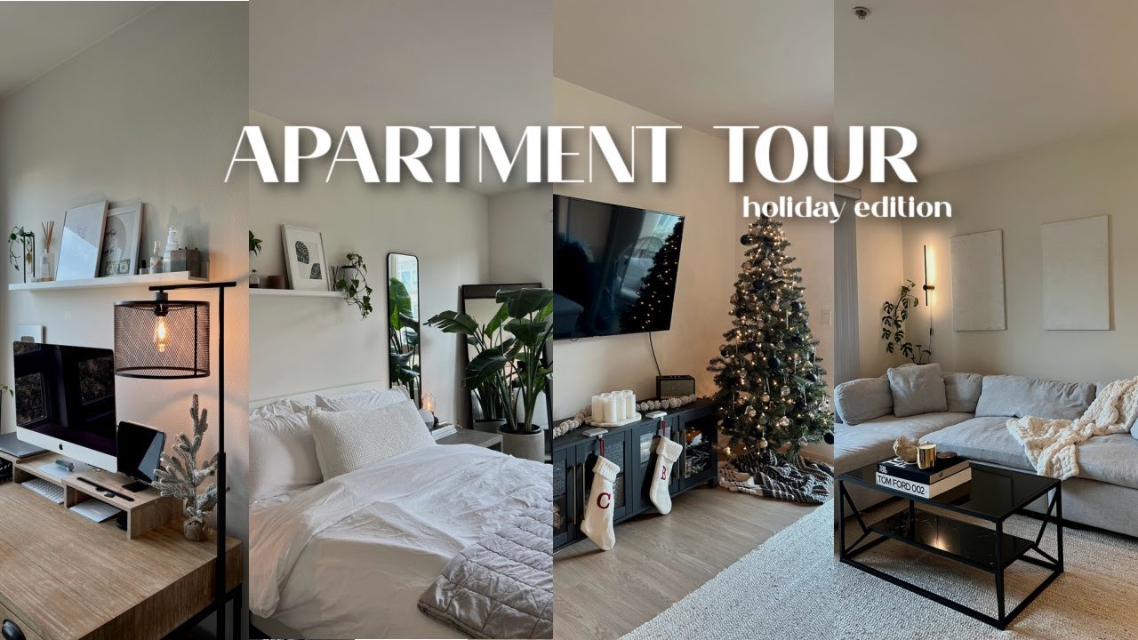 OFFICIAL APARTMENT TOUR| Holiday edition - one bedroom - YouTube