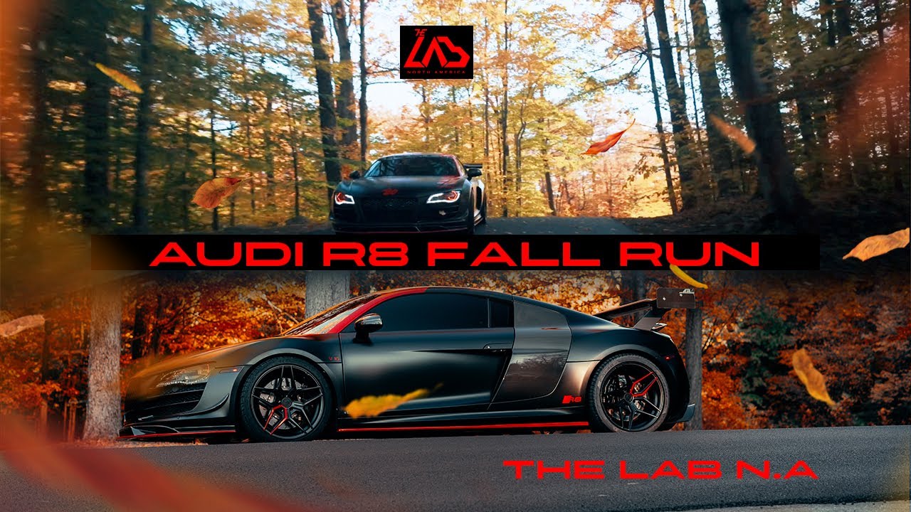 AUDI R8 FALL RUN - YouTube