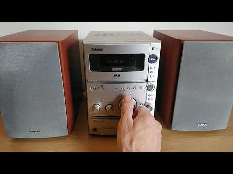 Sony CMT-CPZ1 DAB FUNCTIONS - YouTube