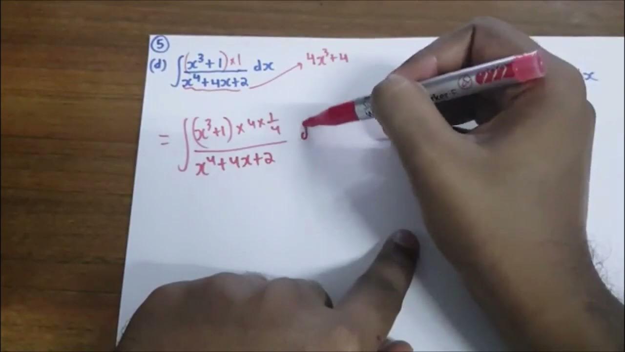 Grade 11 addmaths: Integration (part 3: worksheet) - video 3 - YouTube