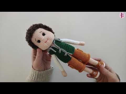 AMİGURUMİ ERKEK BEBEK YAPIMI 1. BÖLÜM- Crochet Boy Tutorial