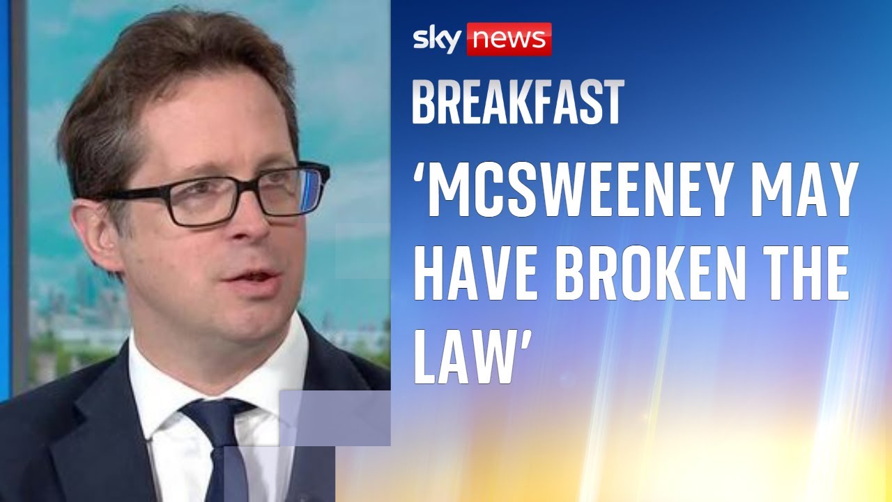 Morgan McSweeney 'may have committed a criminal offence' says ...