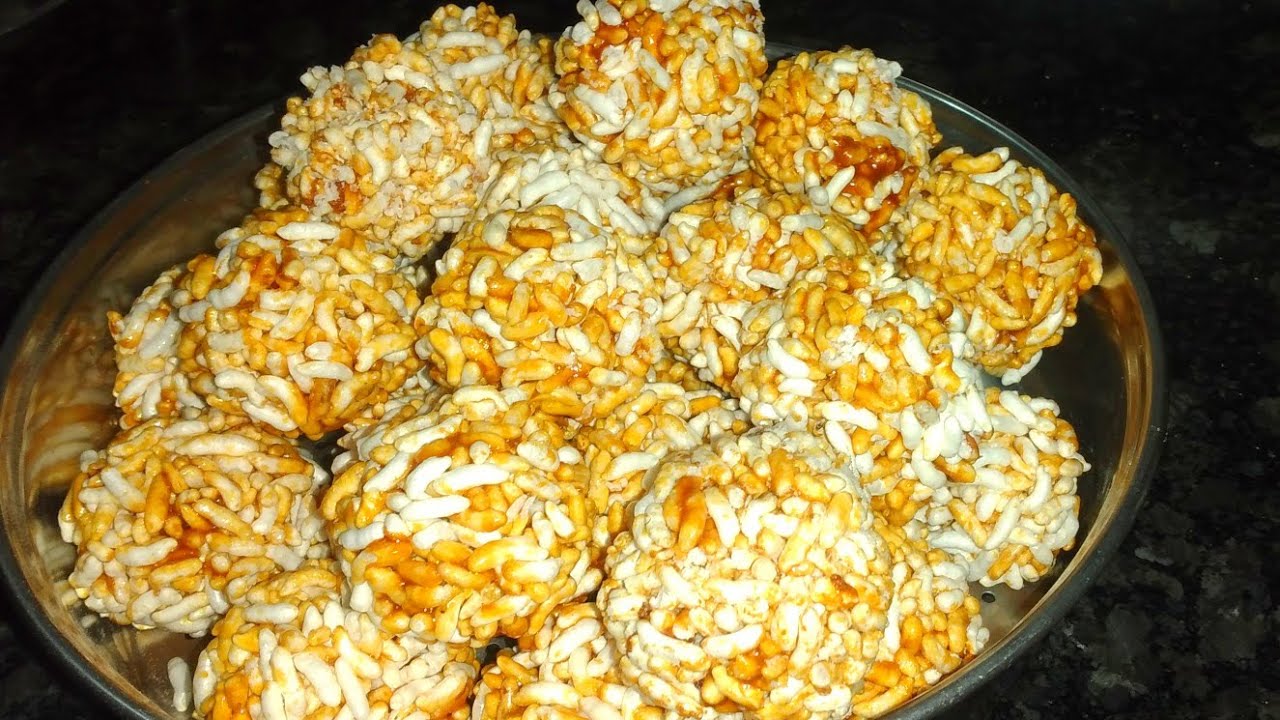 new recipe...churmure ladu by usha's kitchen | #usha'skitchen | - YouTube