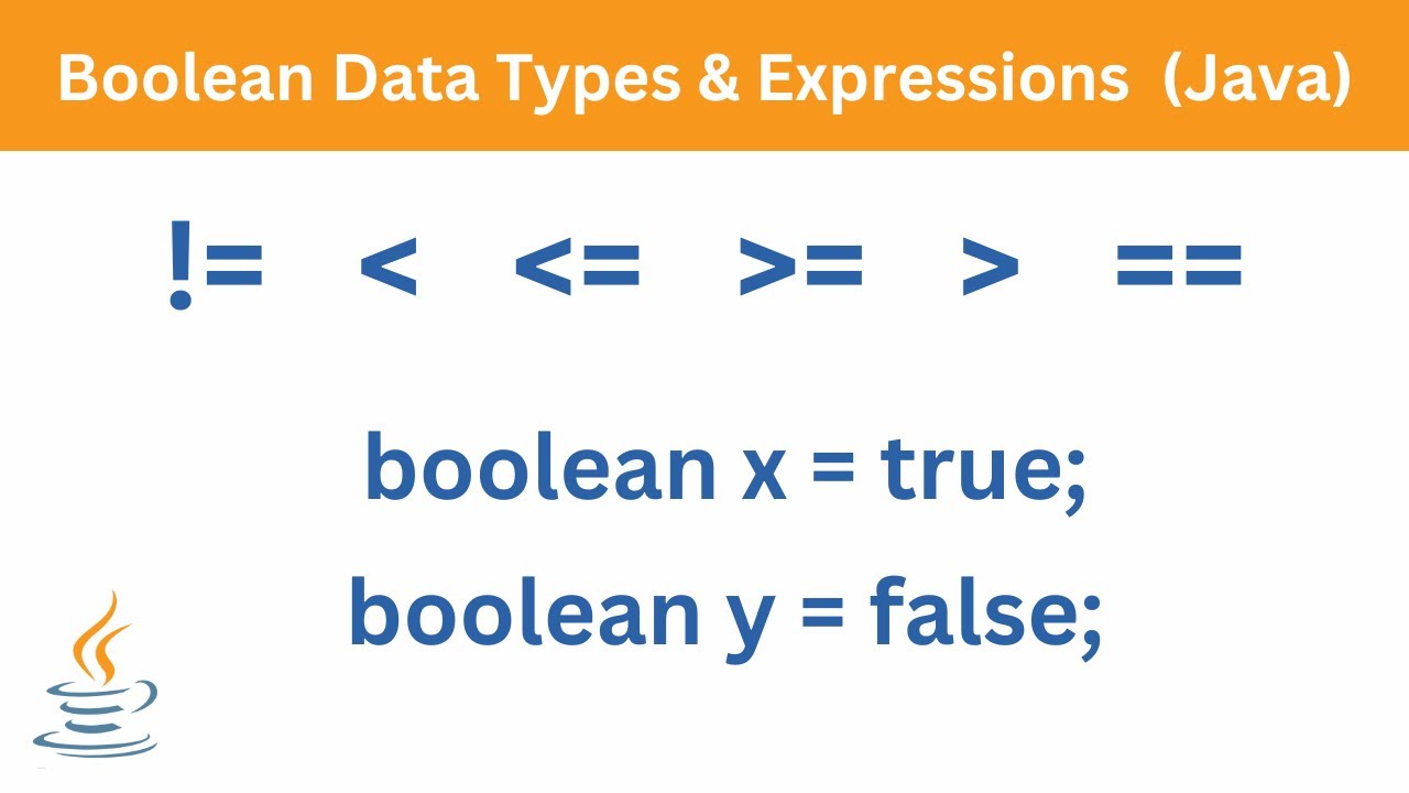 Boolean Data Types & Expressions | Java - YouTube