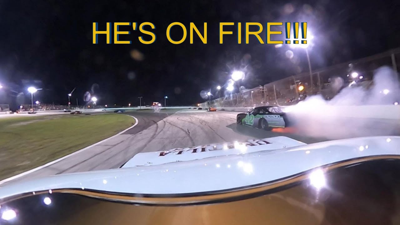 JIM MCCOY RACING 64 AUBURNDALE 9.10.23 FIRE!!! - YouTube