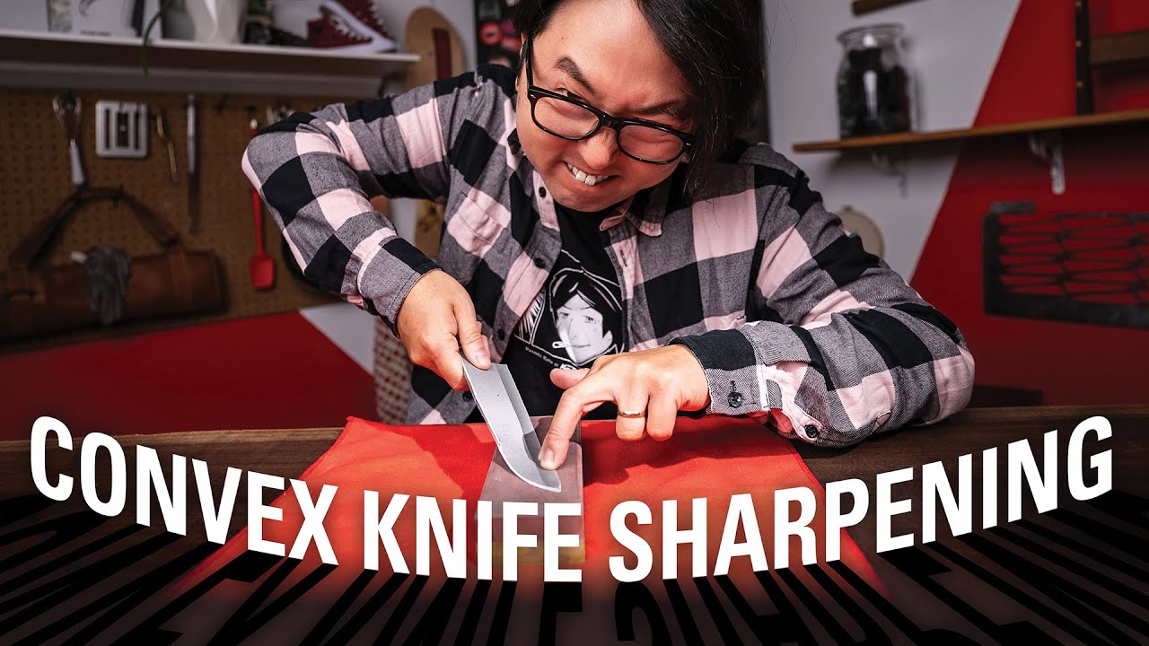 Hamaguri (Convex) Grind - Make Your Japanese Knife Tougher! - YouTube