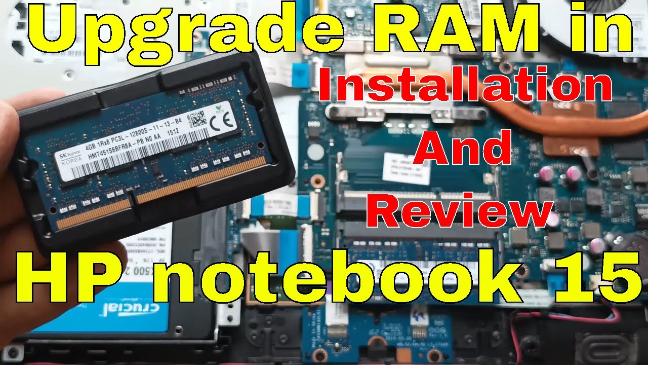 how to install ram in hp notebook 15 . Upgrade / Install RAM in HP ...