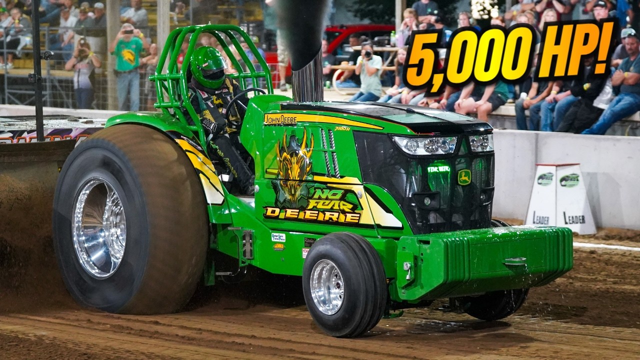 Pro Stock Tractor Pulling in Milledgeville, IL 2025! - YouTube