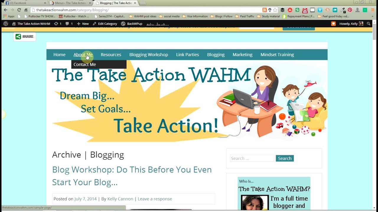 How to Add Categories to Wordpress Menu Bar - YouTube