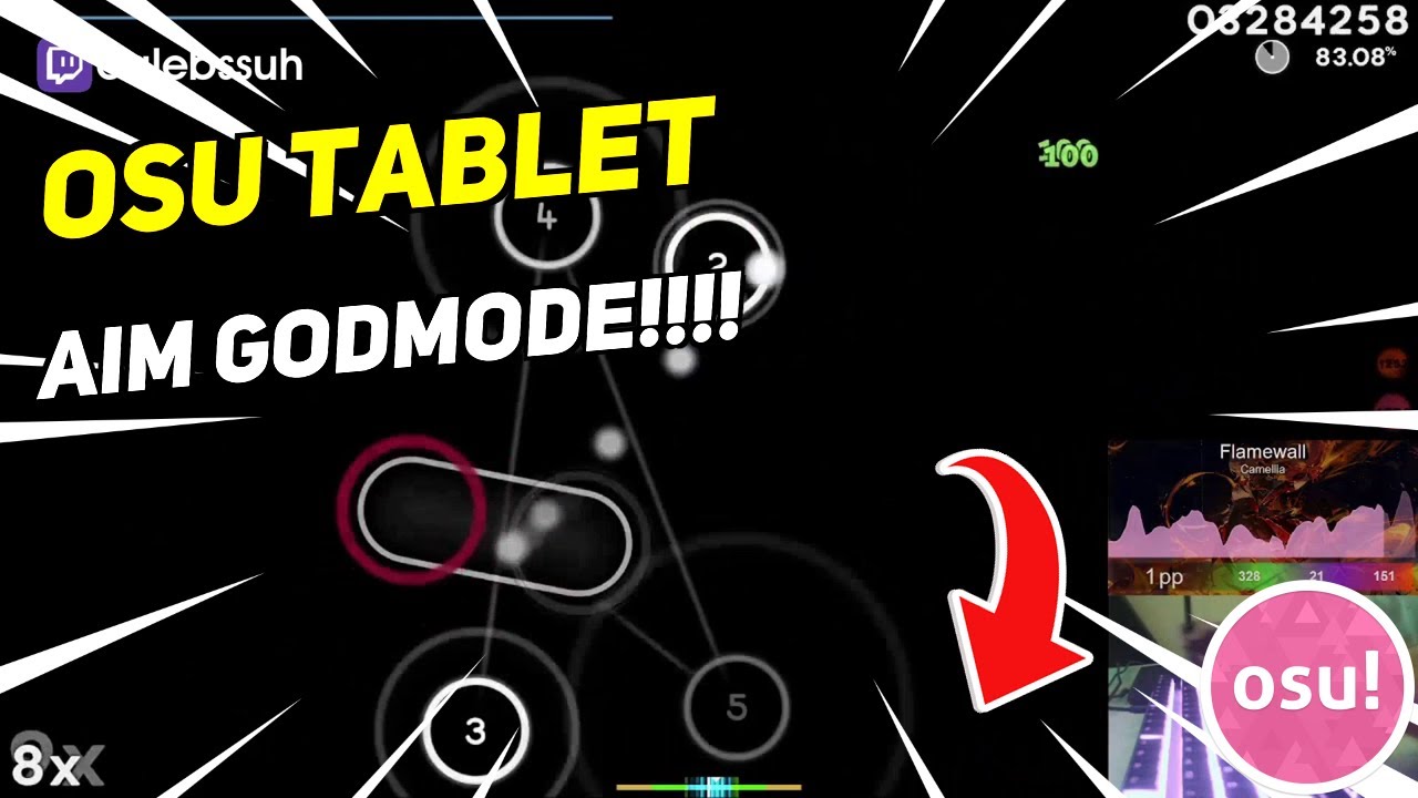 OSU TABLET AIM GODMODE!!!! | Daily Osu Stream Highlights - YouTube