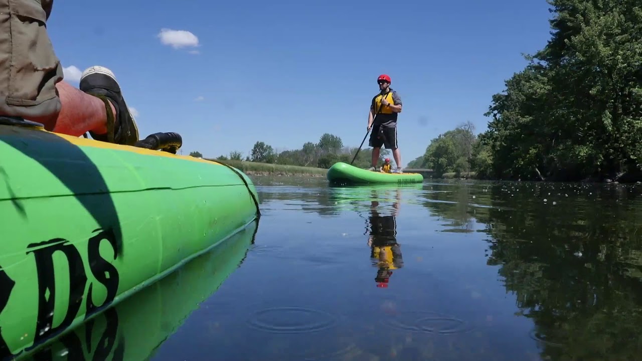 Kayak/Paddleboard Adventure: Plainfield, Dupage River - YouTube
