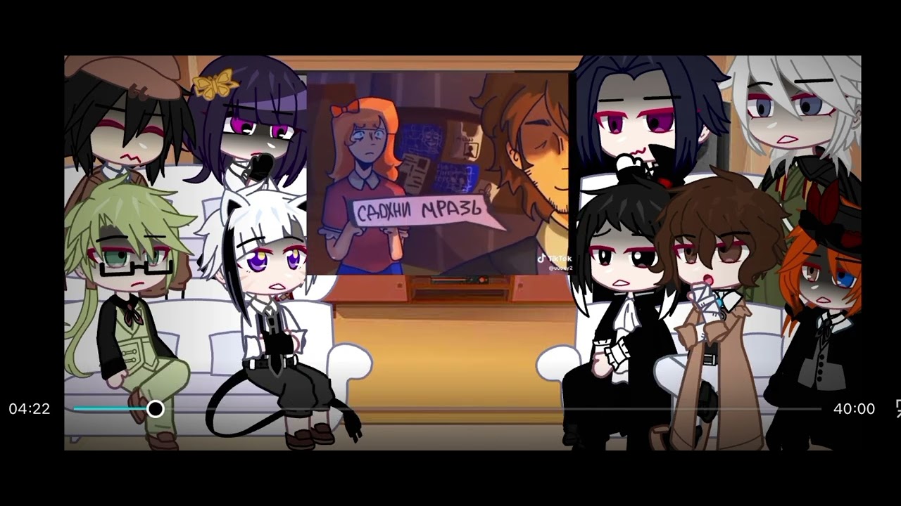 bsd react to Dazai as Gregory || WIP 5 || Gacha Bsd x Fnaf || 0,5× ...