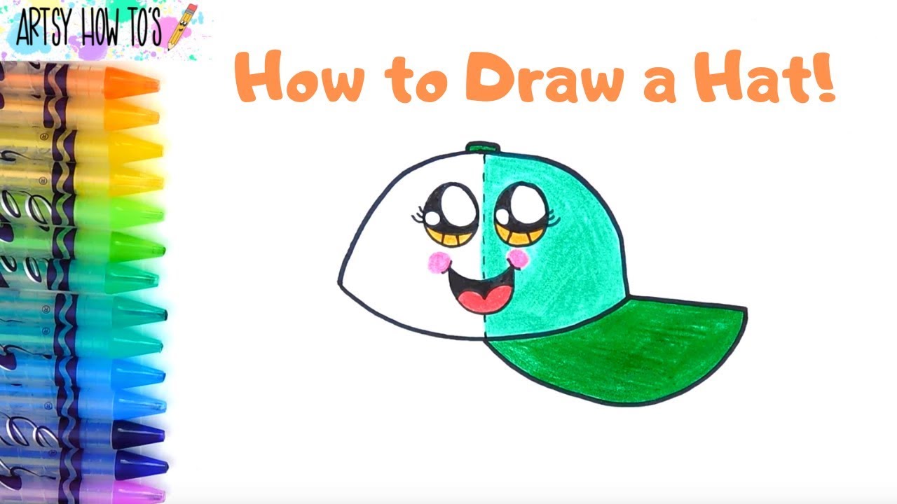 How To Draw A Hat - Drawing for Kids! - YouTube
