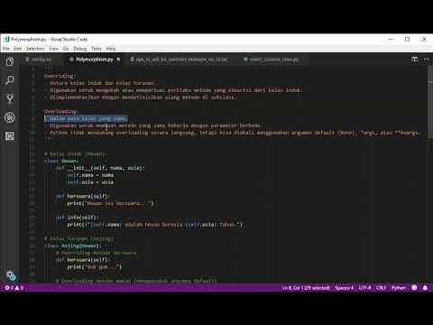Implementasi Polymorphism - Pemrograman Berorientasi Objek - YouTube