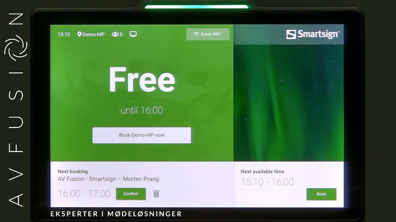 Smartsign Room Booking - YouTube