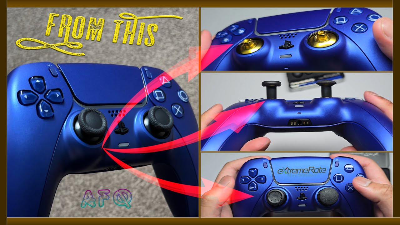 customisable thumbsticks for the PS5 controller [4K] - YouTube