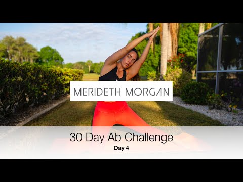 Merideth Morgan's 30 Day Ab Challenge - Day 4 [10 MIN INTENSE AB WORKOUT // No Equipment]