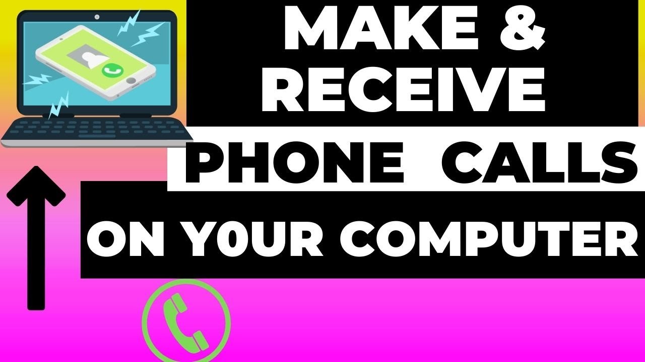Make and receive phone calls from your PC || Make and receive phone ...