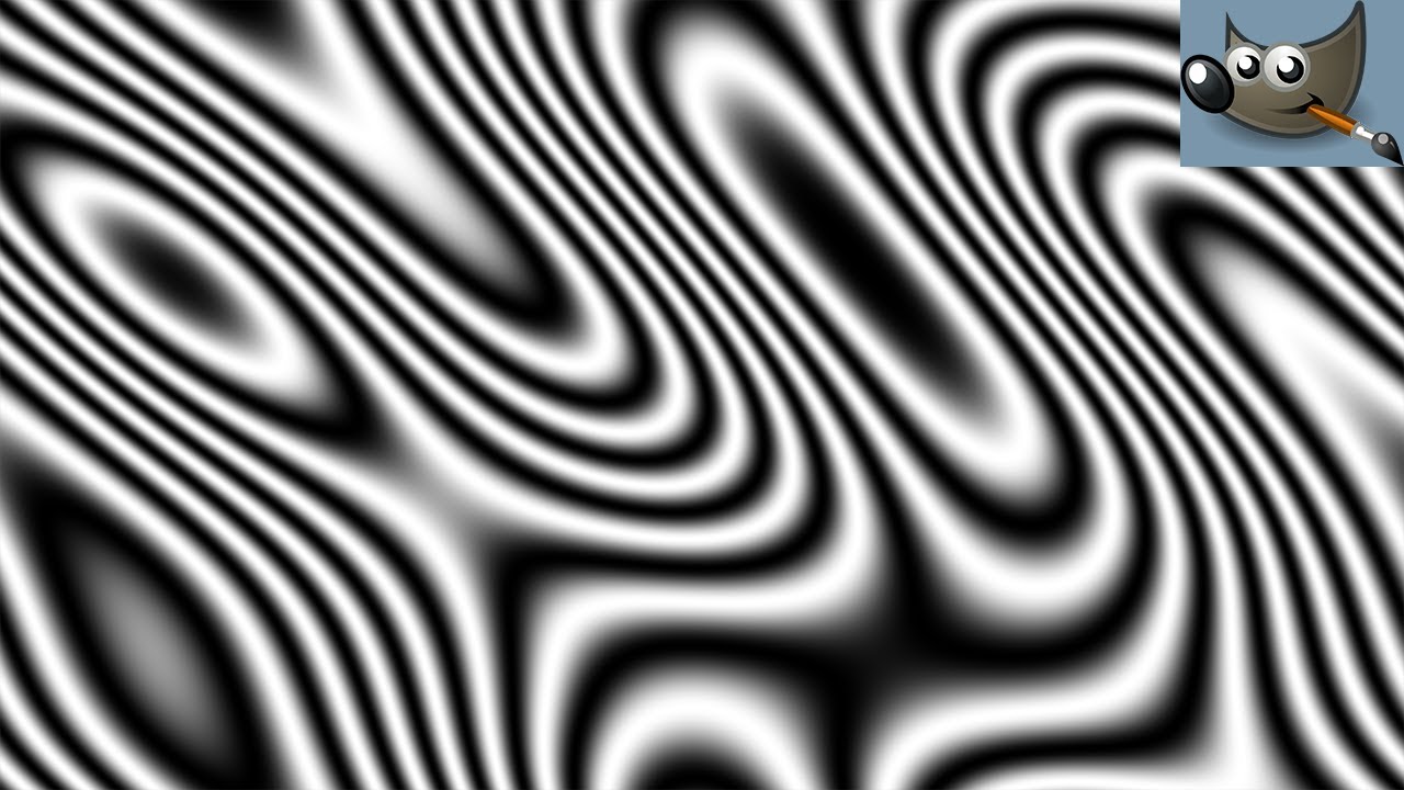 Create a Sinus Pattern in Gimp - YouTube