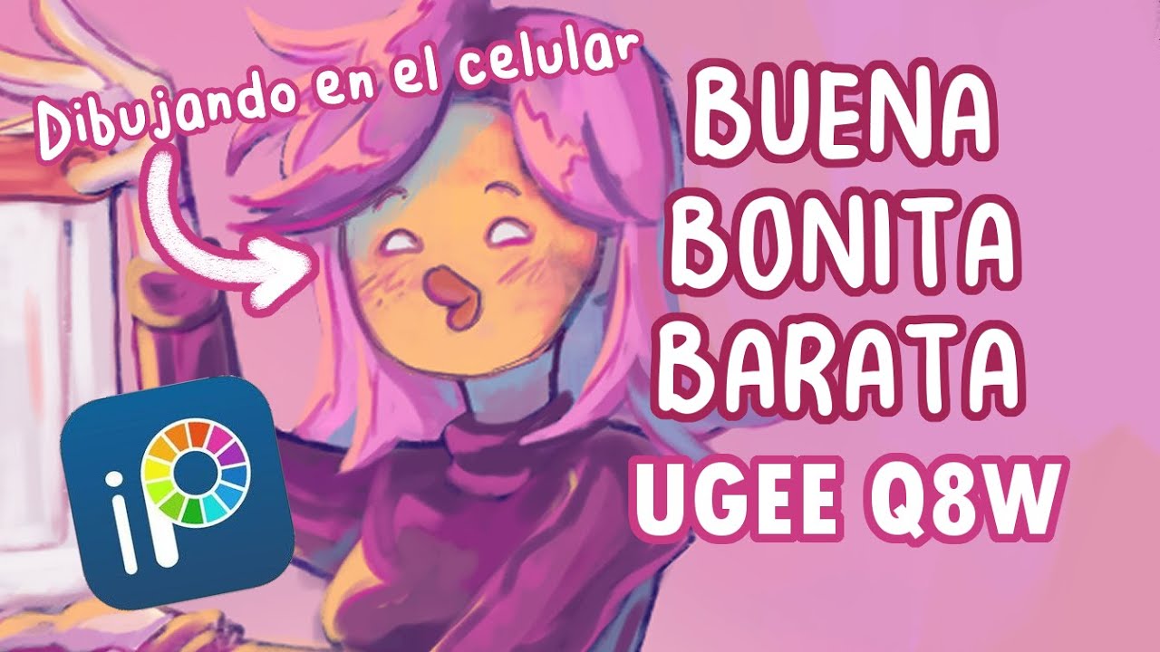 ♥Dibujando en el celular por PRIMERA VEZ (casi) ♥ UGEE Q8W REVIEW♥ - YouTube