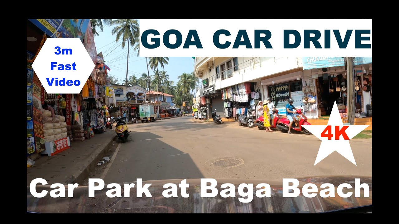 Goa City Drive | Drive To Baga Beach Car Parking #ASMR #travel #4kdrive ...