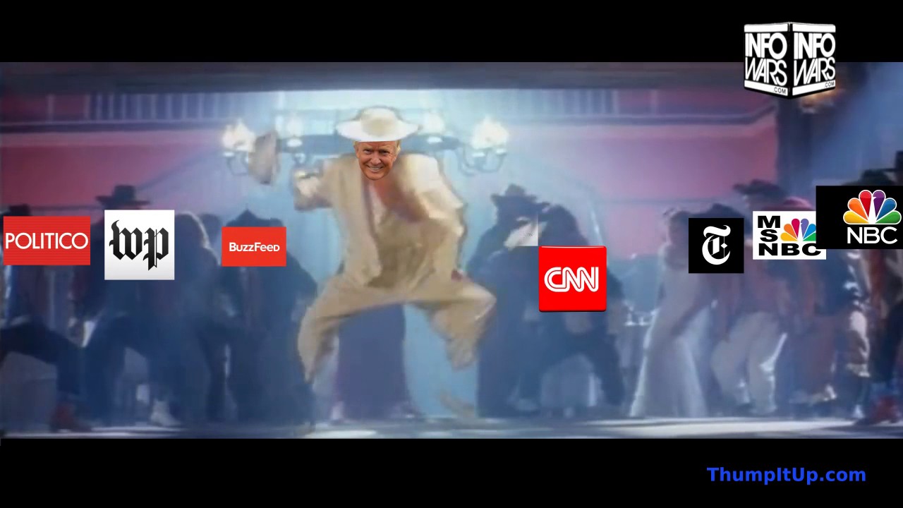 Trump vs CNN - Trump Dance - Infowars MEME Wars Contest - YouTube