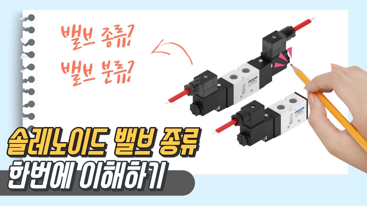 솔레노이드 밸브 종류 및 분류 한번에 이해하기 애니메이션 Youtube