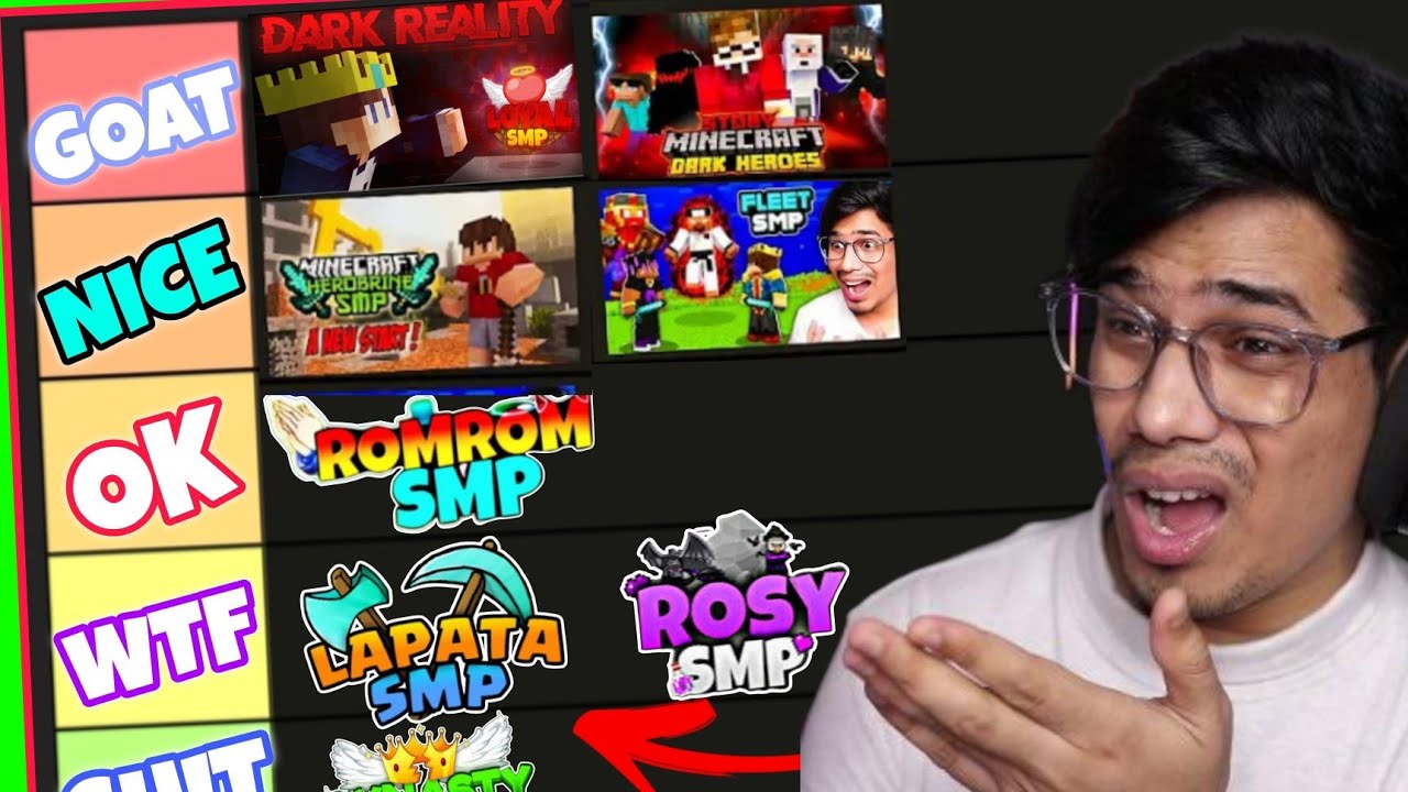 I Ranked Indian Minecraft SMP's... (ft.Herobrine smp, lapata smp ...