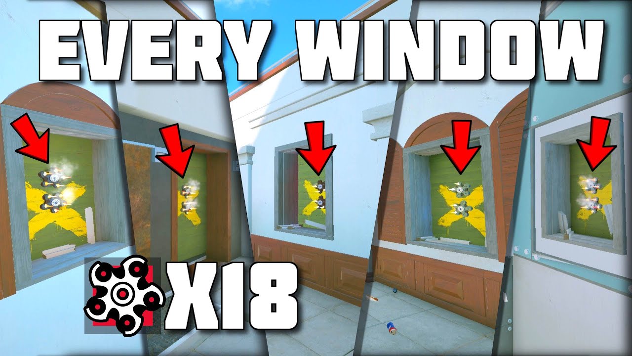 BREACHING EVERY WINDOW SIMULTANEOUSLY in SIEGE - YouTube