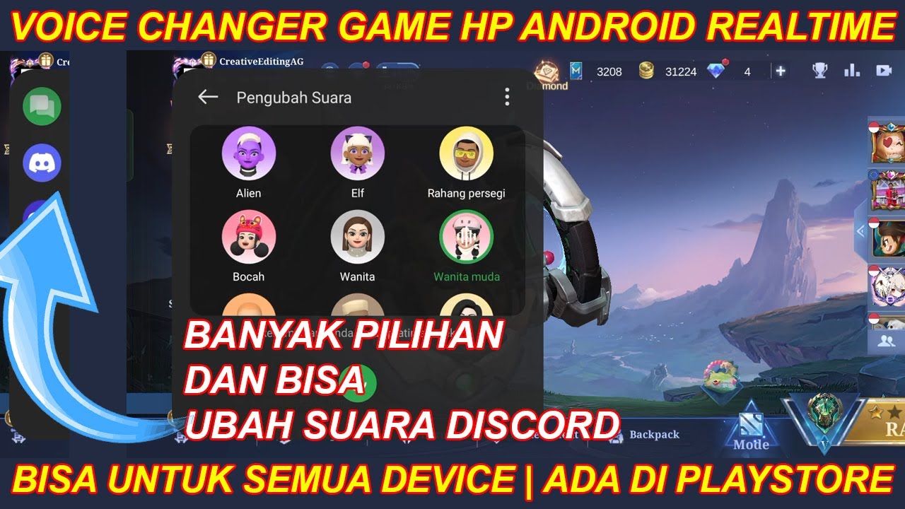Cara Ubah Suara Cewek di Game Menggunakan Android | Voice Changer Buat ...