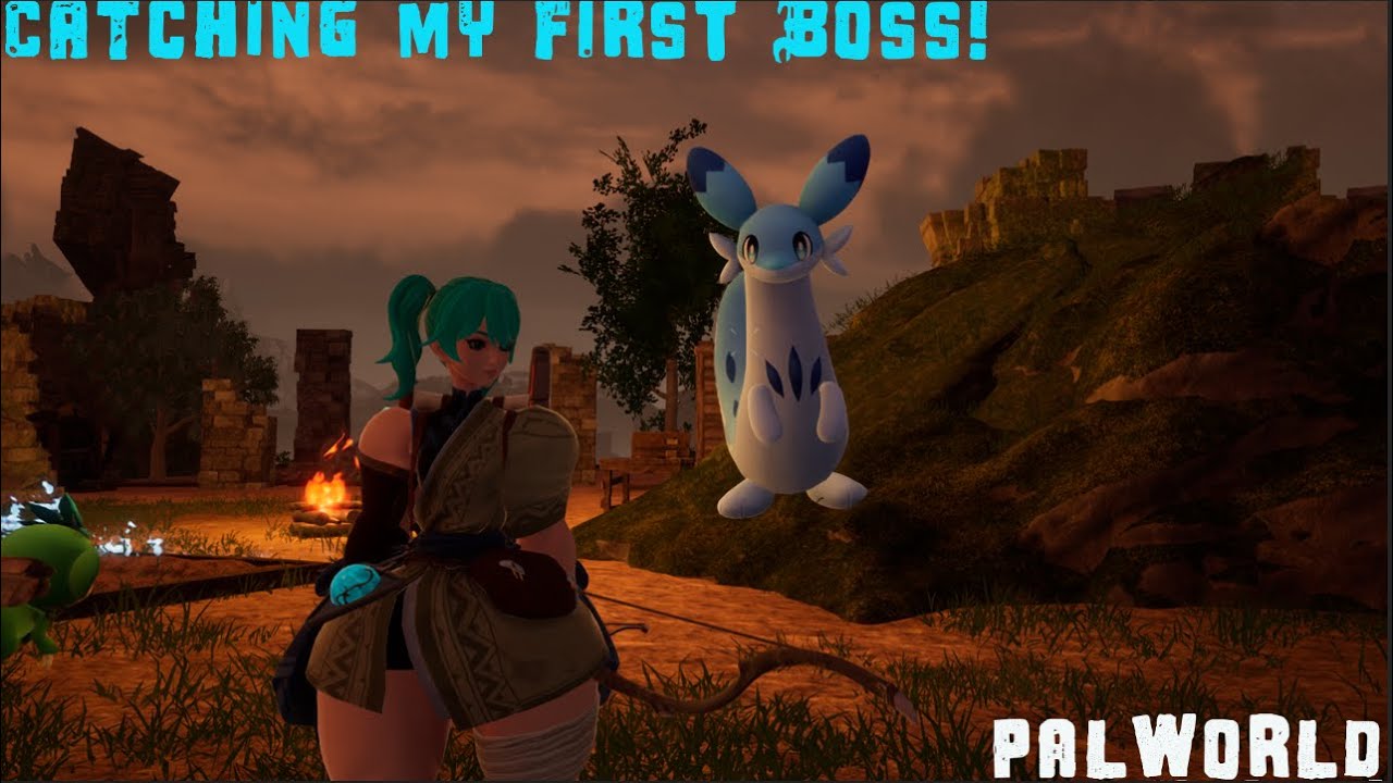 I Caught My First Boss In Palworld! (Part 2) - YouTube