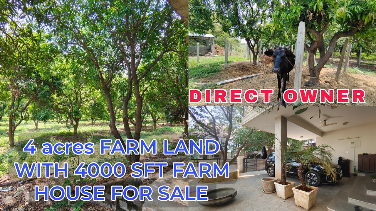 4 ACRES LAND WITH FARM HOUSE FOR SALE DIRECT OWNER HYDERABAD ELIP ...