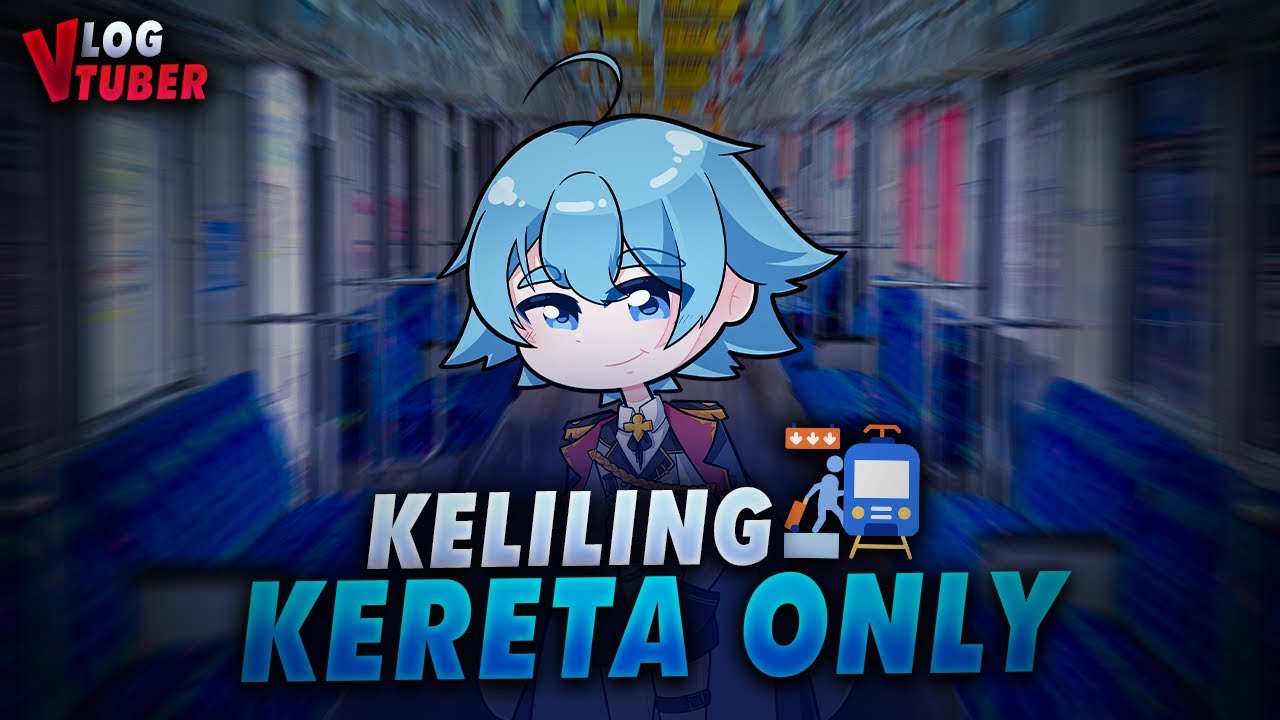 Keliling Jakarta Pake Kereta KRL, MRT - Vtuber Vlog Kurohiko - YouTube