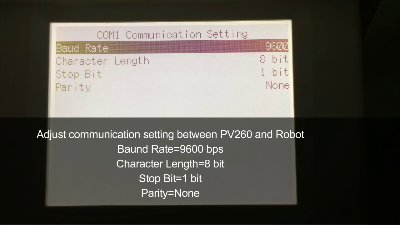 How to set up Panasonic Machine Vision PV260 2/2 - YouTube