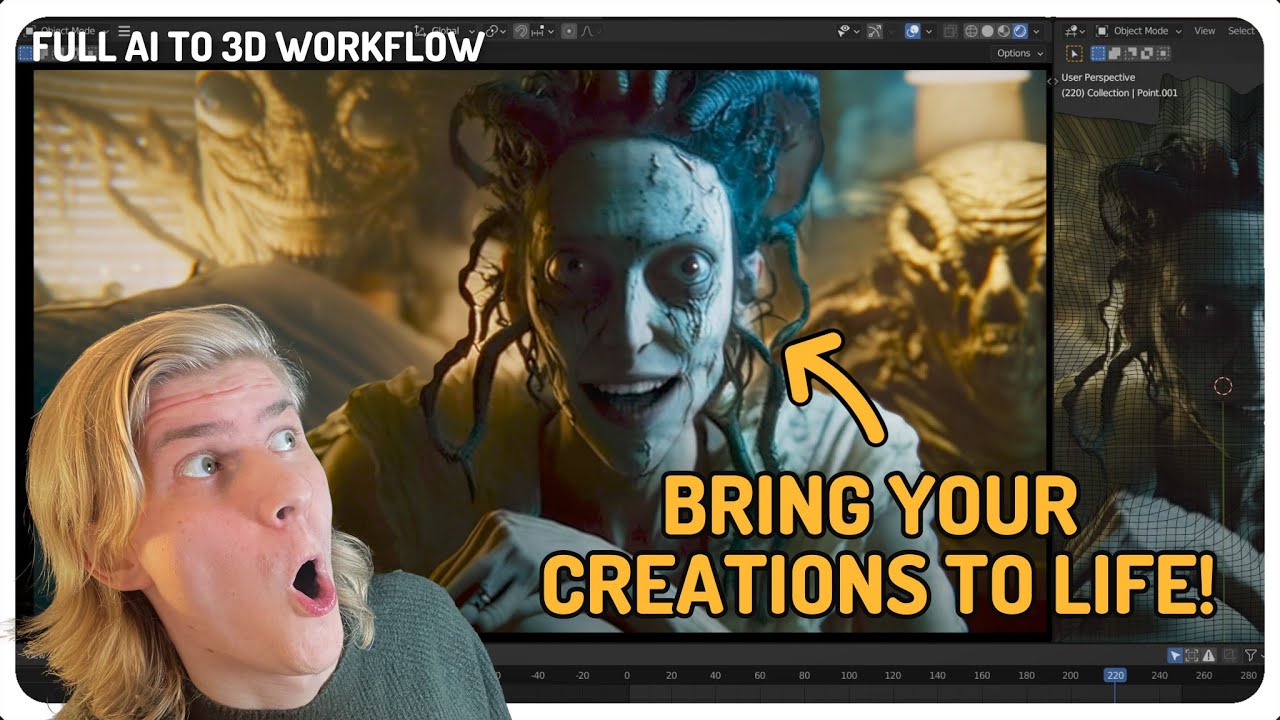 Create 3D animations of your AI-generated characters - YouTube