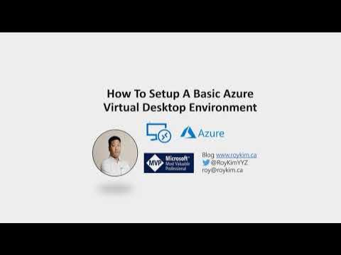 How To Setup A Basic Azure Virtual Desktop Environment - YouTube