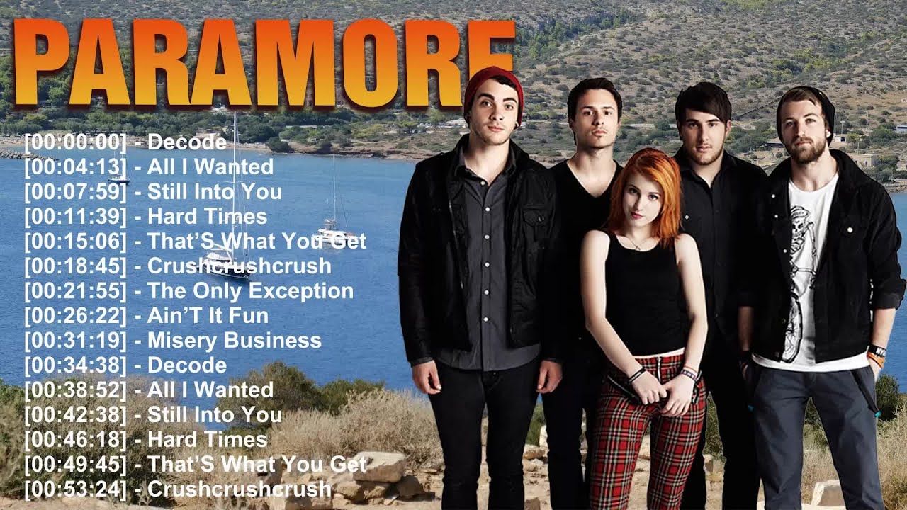 Paramore, Greatest hits of alternative rock and pop punk album, Misery ...